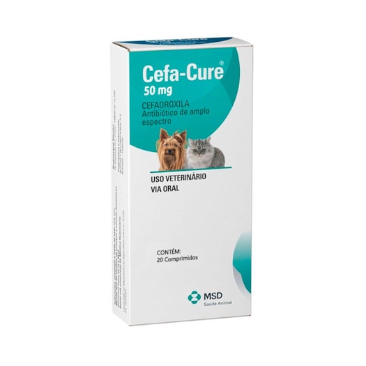 Antibiotico Cefa Cure para cães e gatos - Pet Cães e Cia