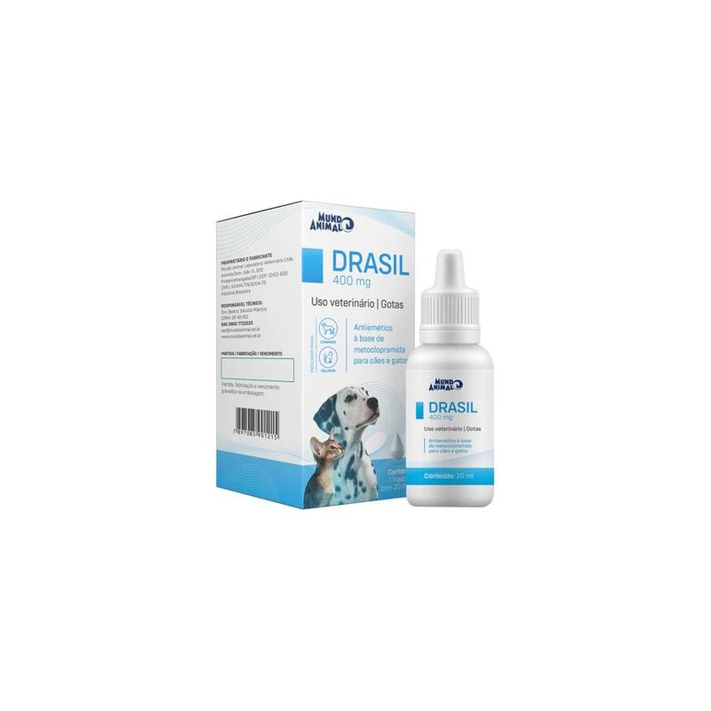 Drasil Gotas 20Ml - Pet Cães e Cia