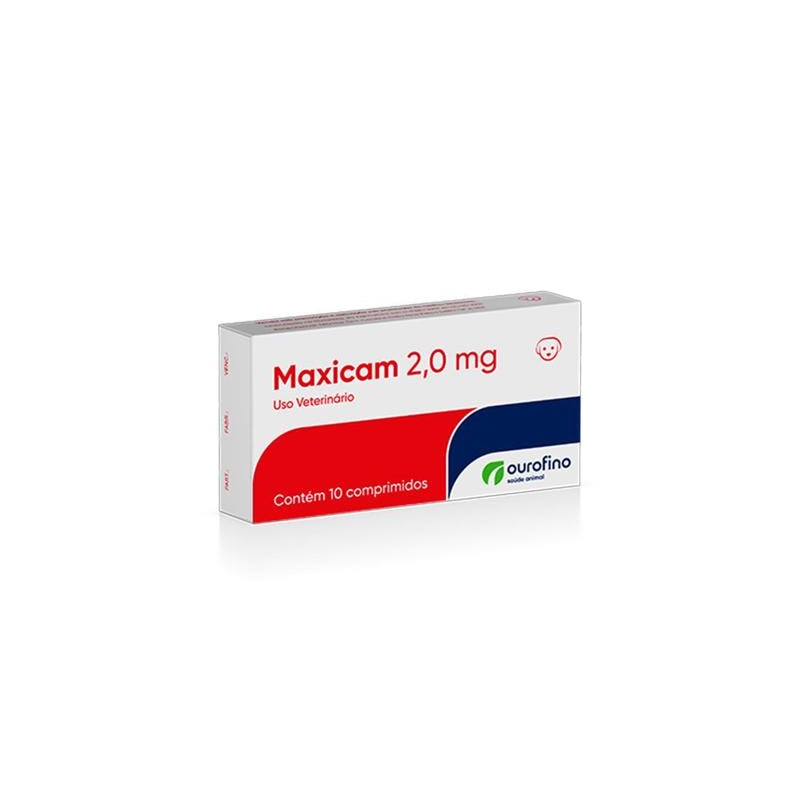 Maxicam 2,0mg Com 10 Comprimidos - Pet Cães e Cia