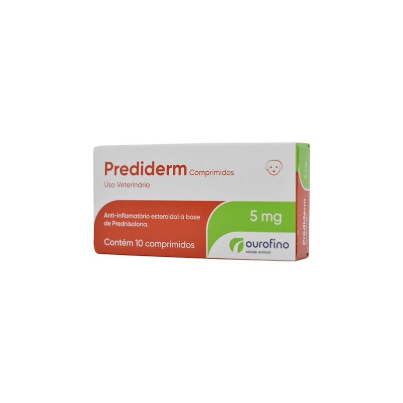 Prediderm Anti-Inflamatório 5mg - Pet Cães e Cia