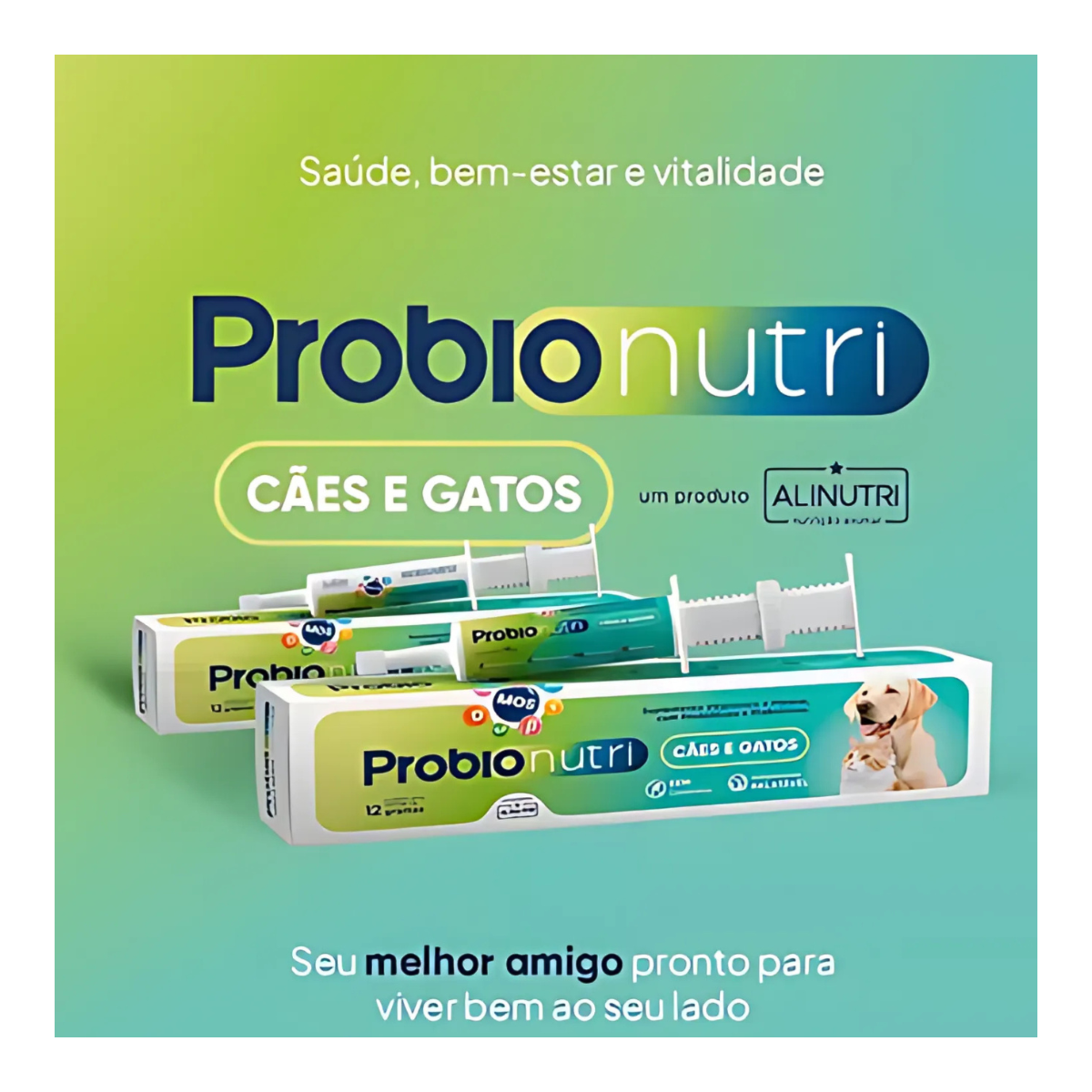 PROBIONUTRI CAES E GATOS UM 12GR - Pet Cães e Cia