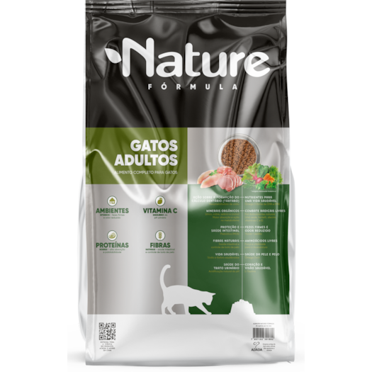 Ração Nature Fórmula para Gatos Adultos - Pet Cães e Cia