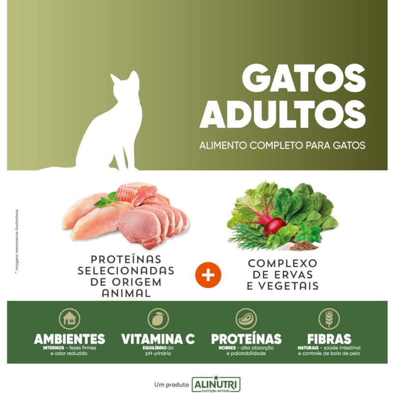 Ração Nature Fórmula para Gatos Adultos - Pet Cães e Cia