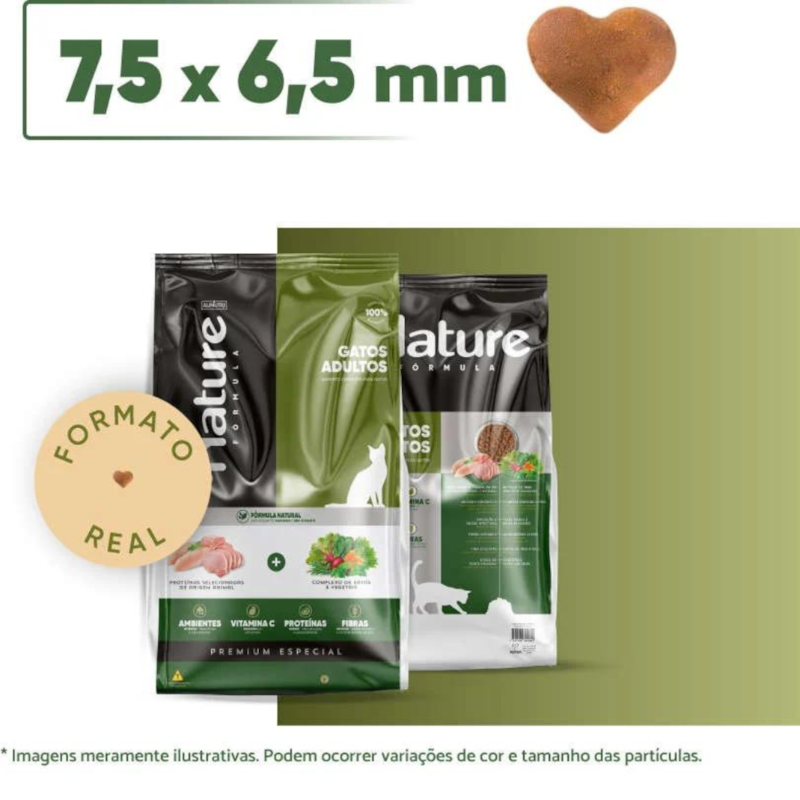 Ração Nature Fórmula para Gatos Adultos - Pet Cães e Cia