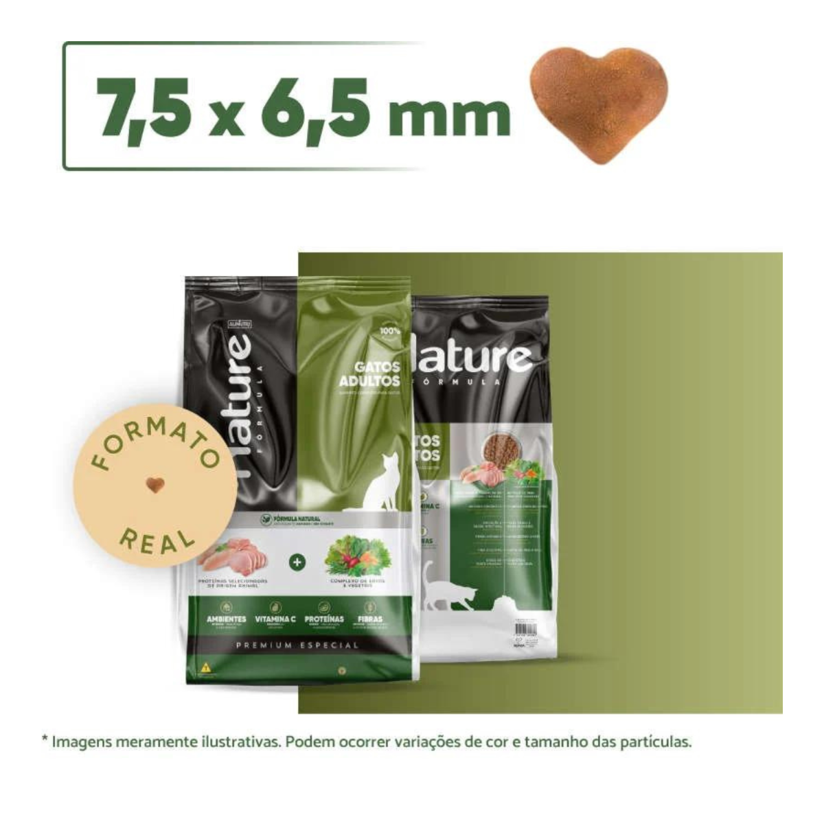 Ração Nature Fórmula para Gatos Adultos - Pet Cães e Cia
