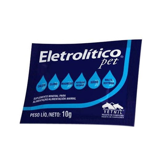 Soro Eletrolitico Pet 10g - Pet Cães e Cia