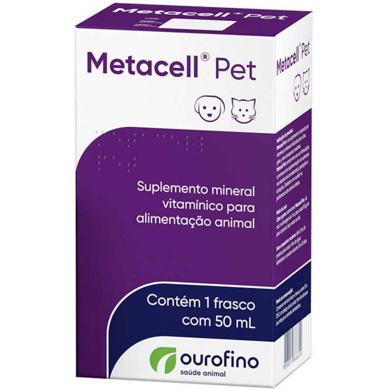 Suplemento Metacell Pet - Pet Cães e Cia
